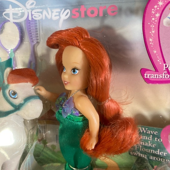 Disney | Toys | Princess Ariel Doll Magical Pony And Flounder Playset ...